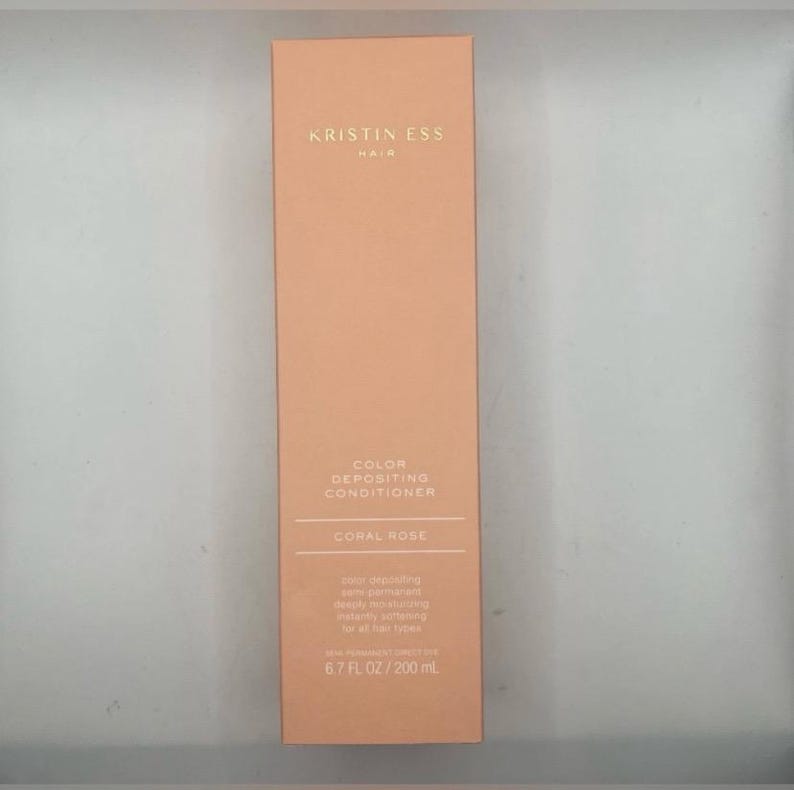 KRISTIN ESS HAIR Coral Rose Color Depositing Conditioner 6.7 Oz - Etsy