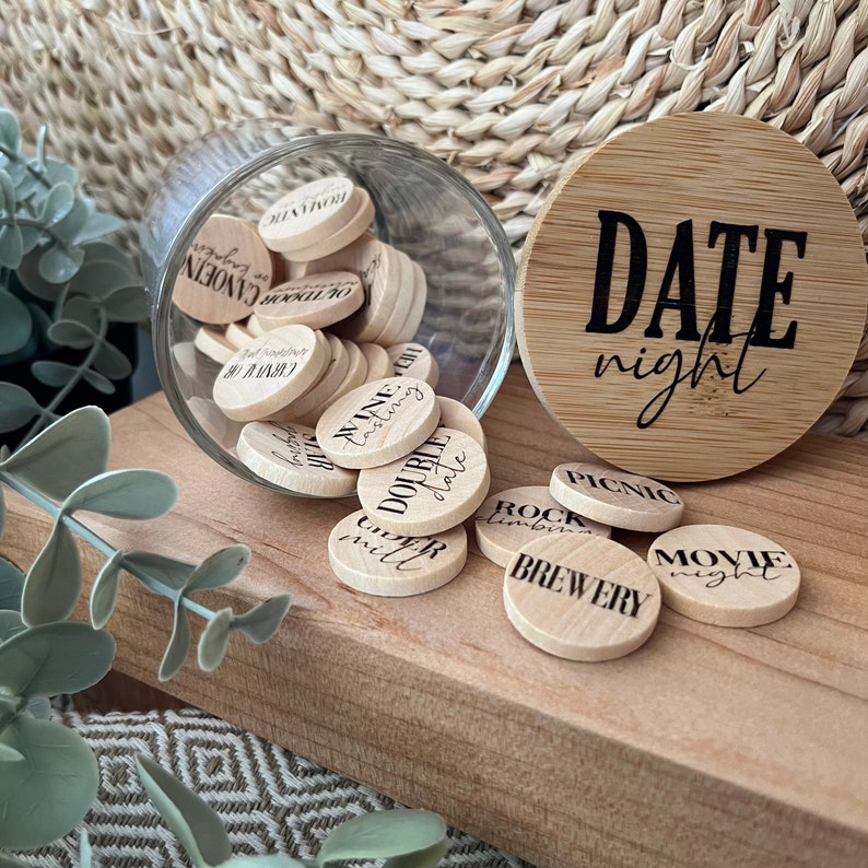 Glass Token Jars Im Bored Mama Needs Whats for Dinner - Etsy