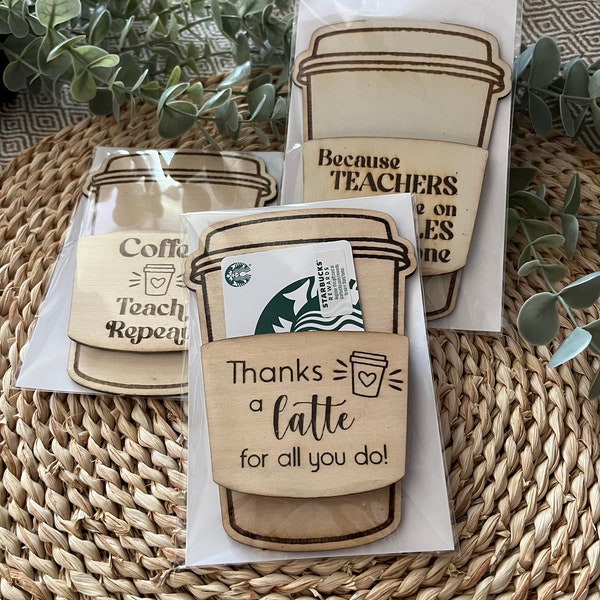 Coffee Gift Card Holder - 60+ Gift Ideas for 2024