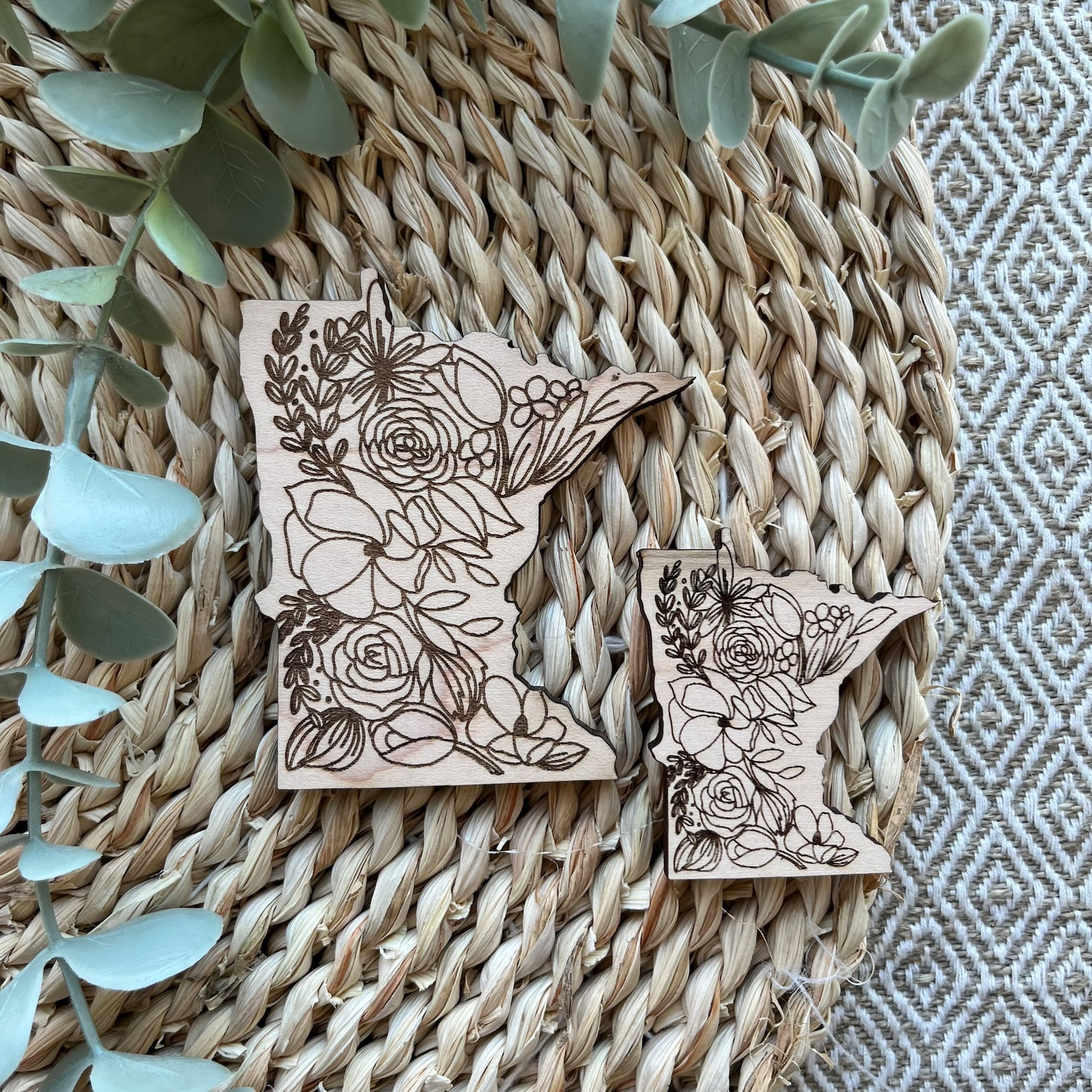 Minnesota Wooden Magnets - Custom Order or Select a Pre-made Design - Etsy