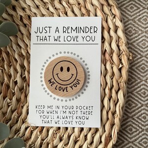 Pocket Hug Token: Personalized Wooden Love Token - Etsy