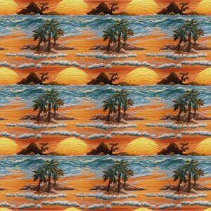 50 Seamless Beach Sunset Embroidered Images High Quality Seamless ...