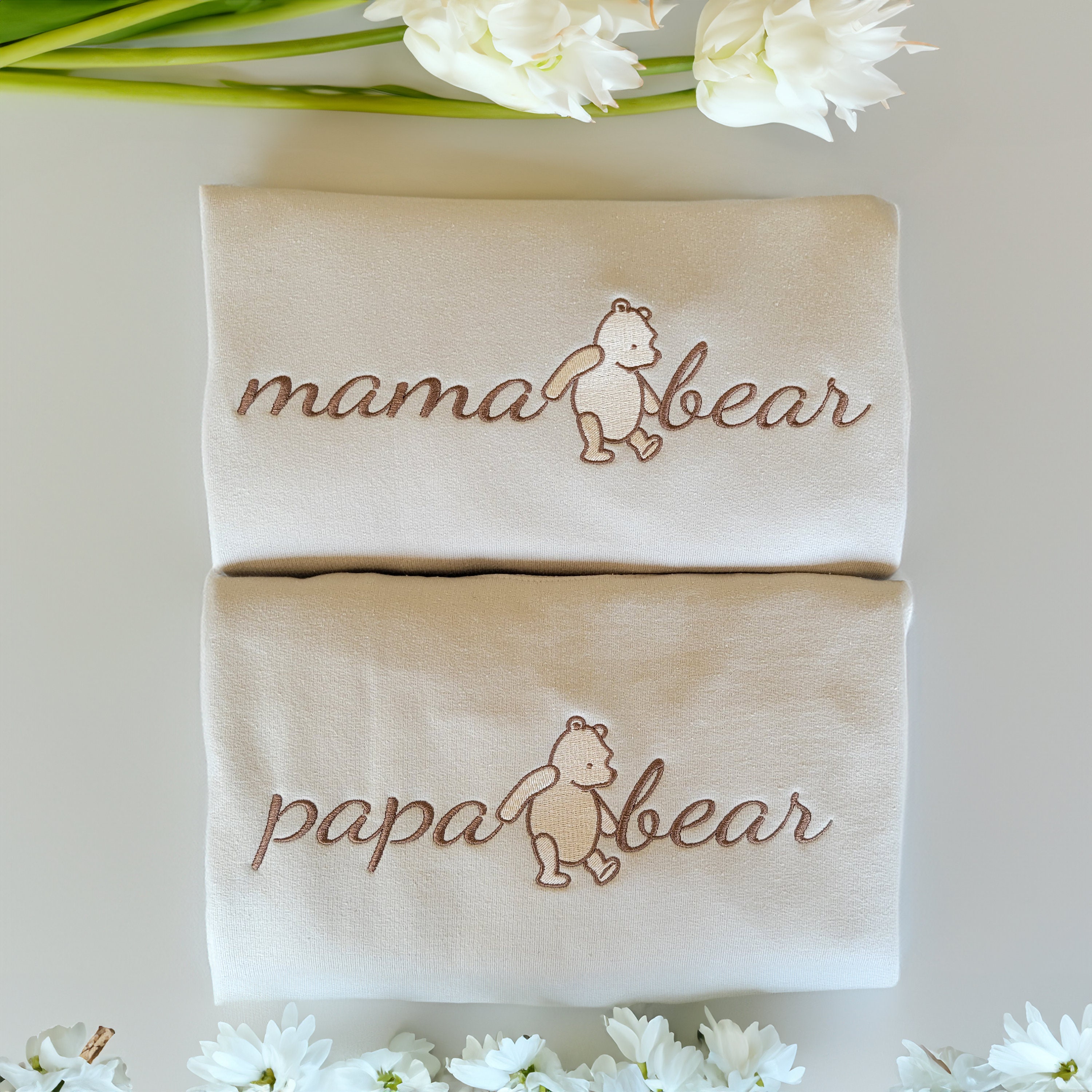 Classic Winnie the Pooh Papa Bear Gildan Embroidered Crewneck - Etsy