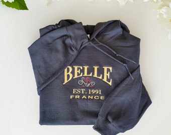 Belle Princess Inspired Sweatshirt Beauty and the Beast Movie Inspired ...