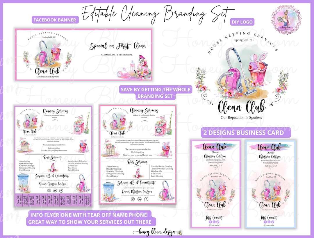 Colorful Cleaning Whole Bundle Set | Pink Vacuum Bucket With Cleaning ...