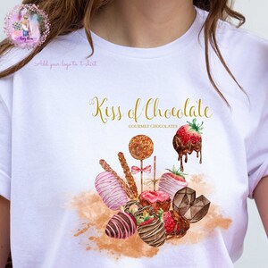 Chocolate Dripped & Dipped Logo, Chocolate Branding, Chocolate ...