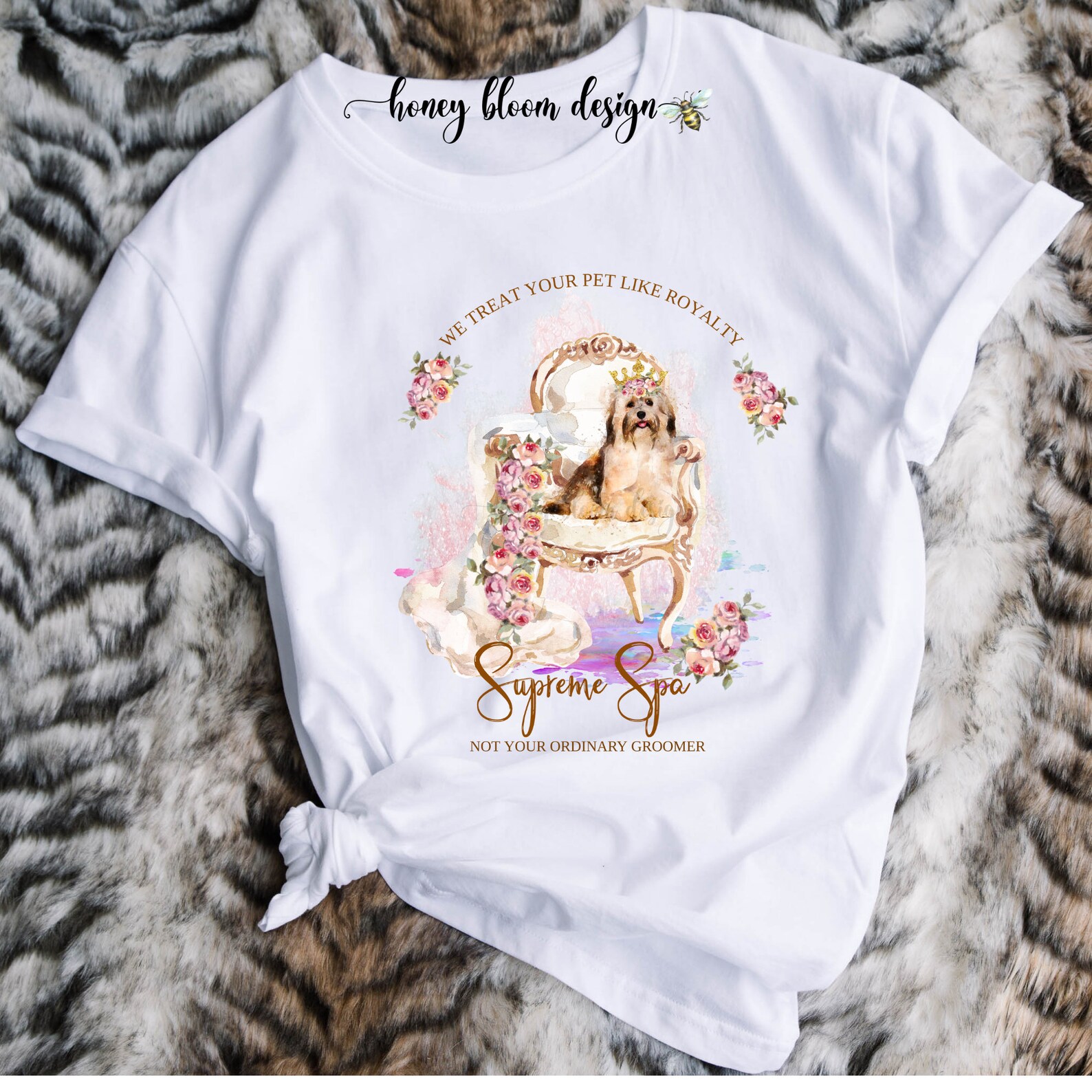 Fancy Chair Dog Spa Logo Adorable Puppy Logo Pure Bred Dog - Etsy