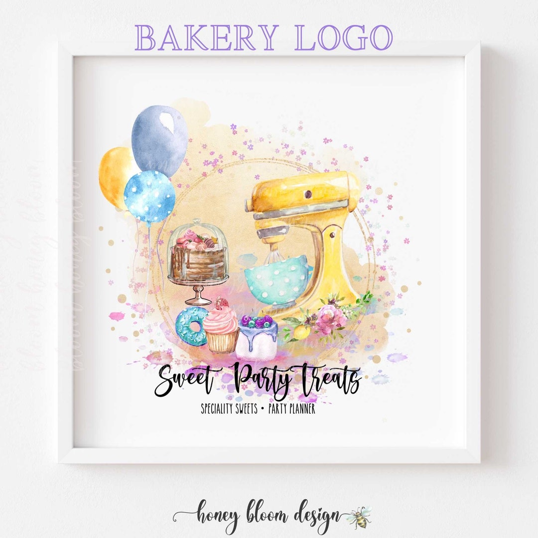 Party Bakery Logo, Specialty Bake Sweets Logo, Event Planning Shop Logo ...