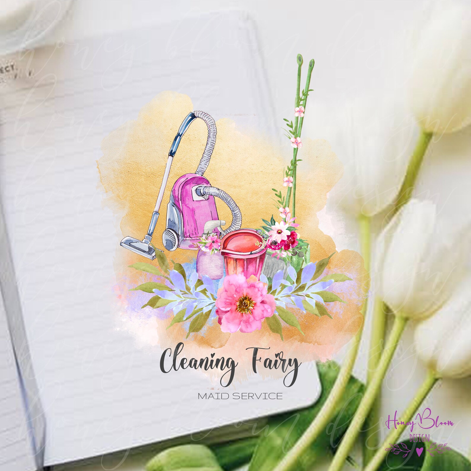 Colorful Canva Cleaning DIY Logo Perfect Cleaning Supplies - Etsy