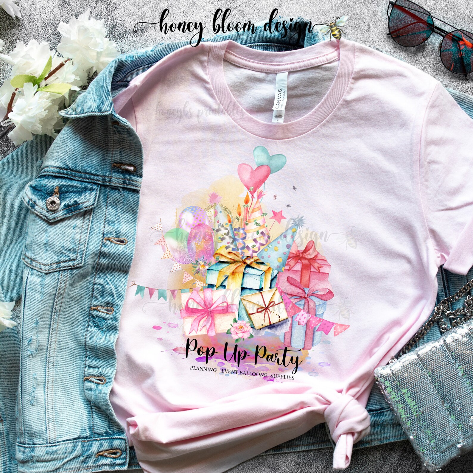 Party Event Planner Supplies Business Card Colorful Boxes | Etsy