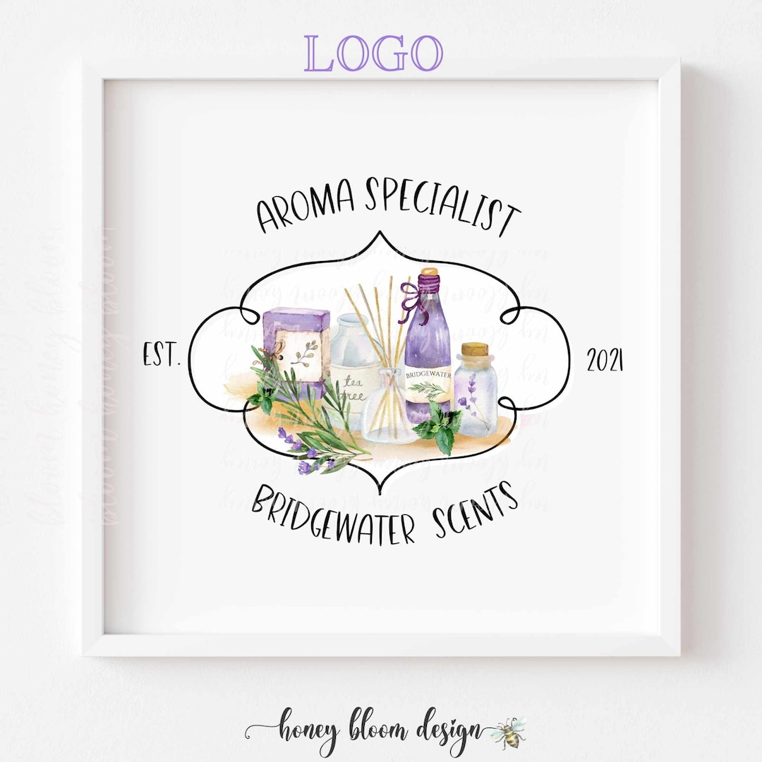 Natural Soap Logo, Essential Oils Logo. Soap Making Logo, Premade ...