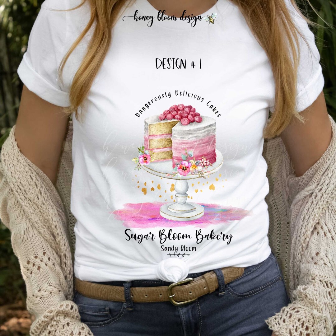 Specialty Cakes Bakery Logo, Glass Cake Stand Logo,cafe Cupcakes Cookie ...