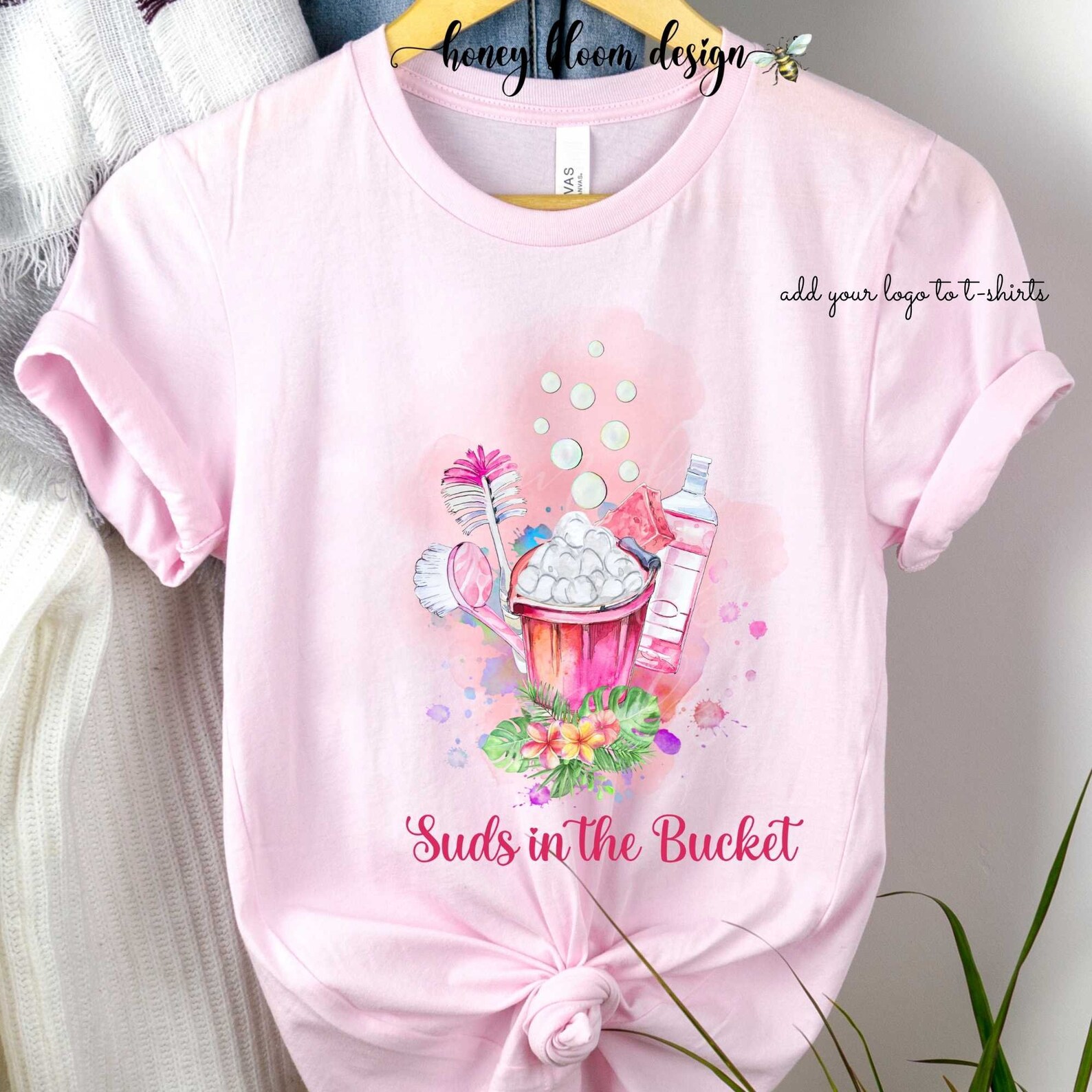 Pink Cleaning Logo Cleaning Supplies Logo Colorful Cleaning - Etsy