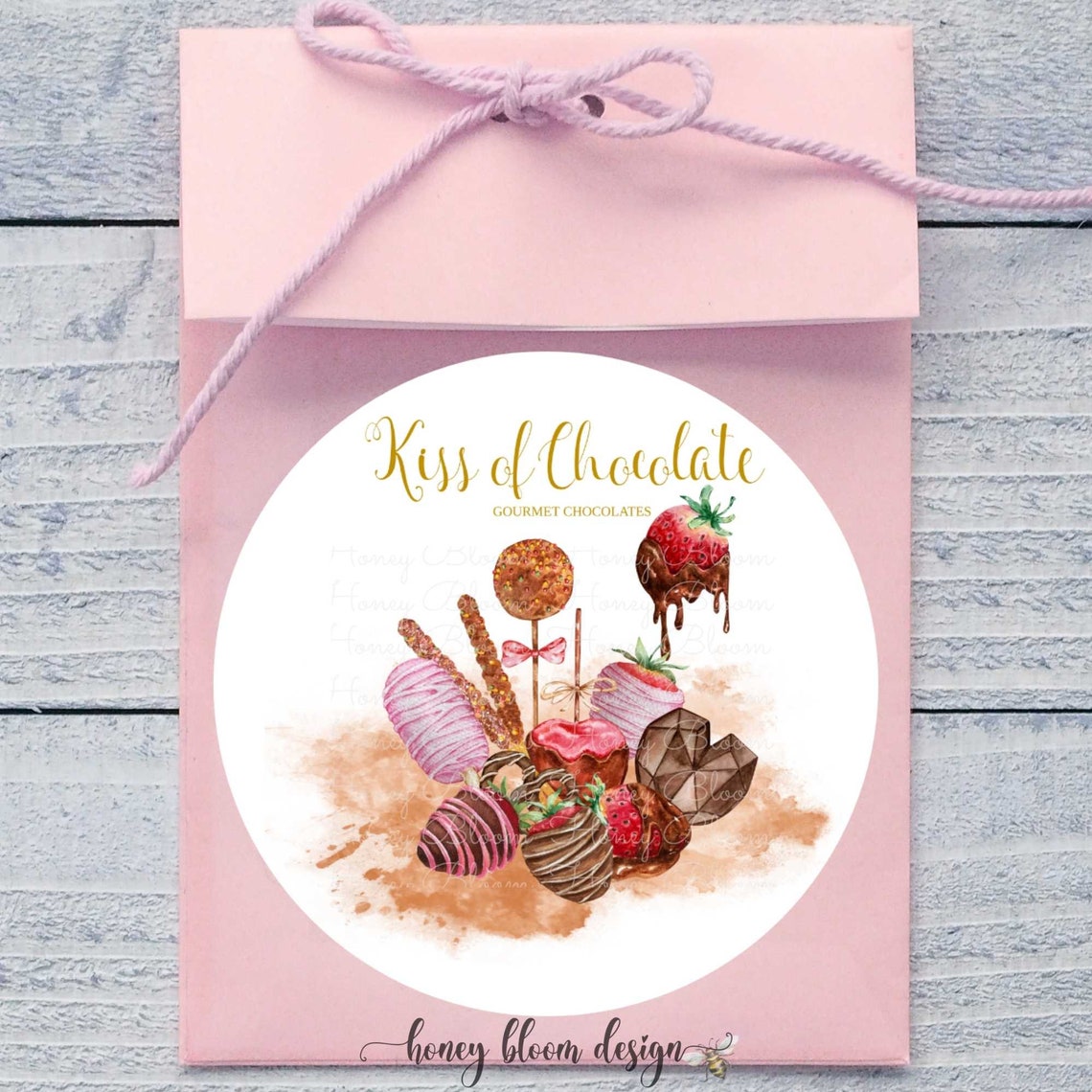 Chocolate Dripped & Dipped Logo Chocolate Branding Chocolate - Etsy