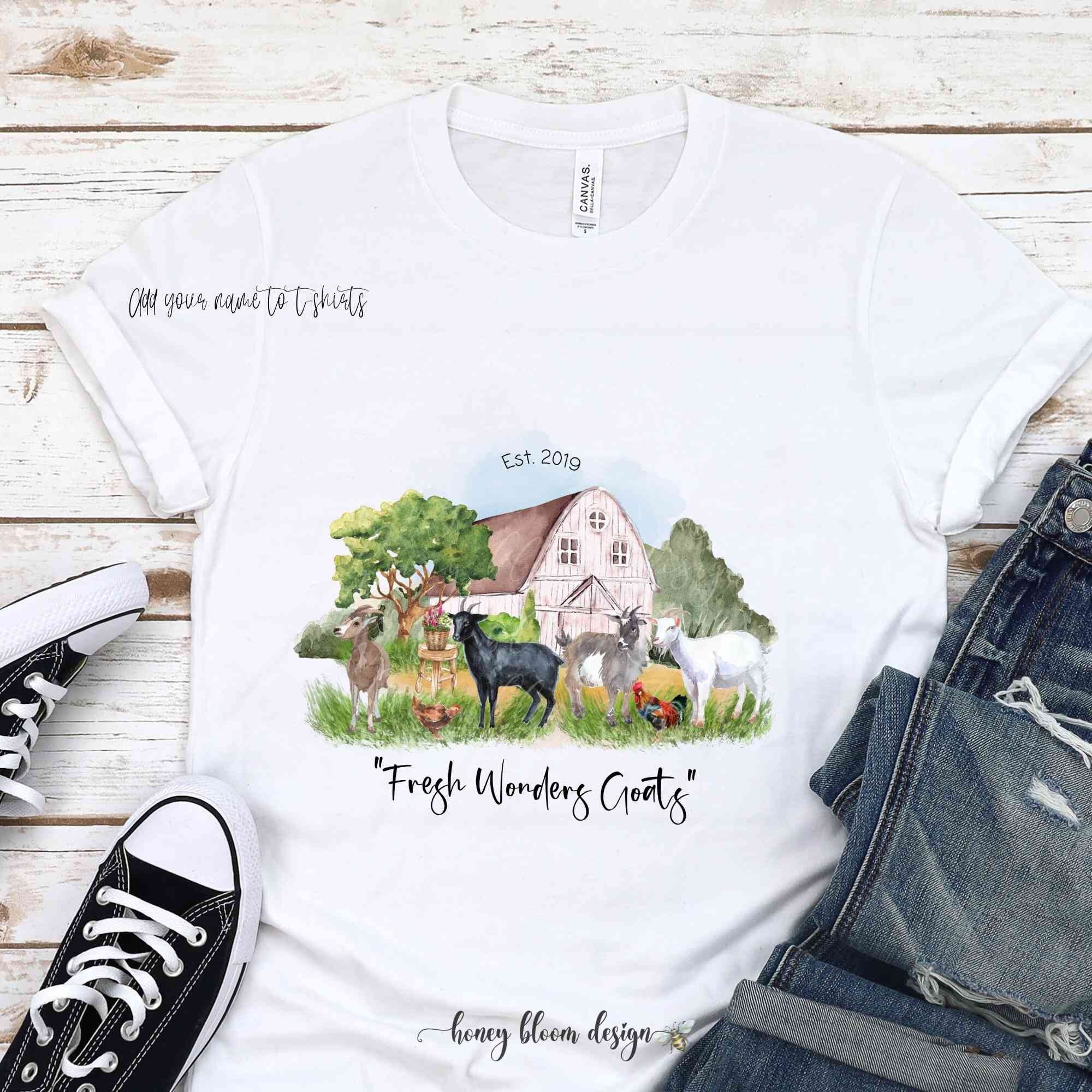 Goats White Barn Logo Four Goats Chicken Rooster Logo Goat - Etsy