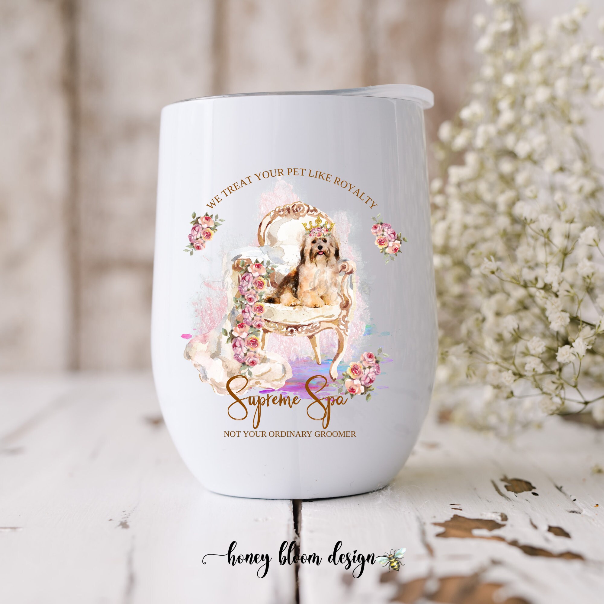 Fancy Chair Dog Spa Logo Adorable Puppy Logo Pure Bred Dog | Etsy