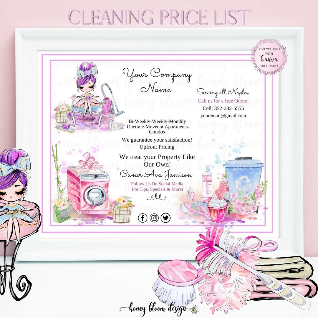 Cleaning Business Flyer , Cleaning Supplies Info Flyer , Colorful ...