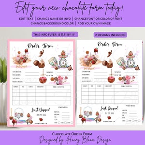 Chocolate Shop Order Form New Chocolates Shop Form in Home Chocolatier ...