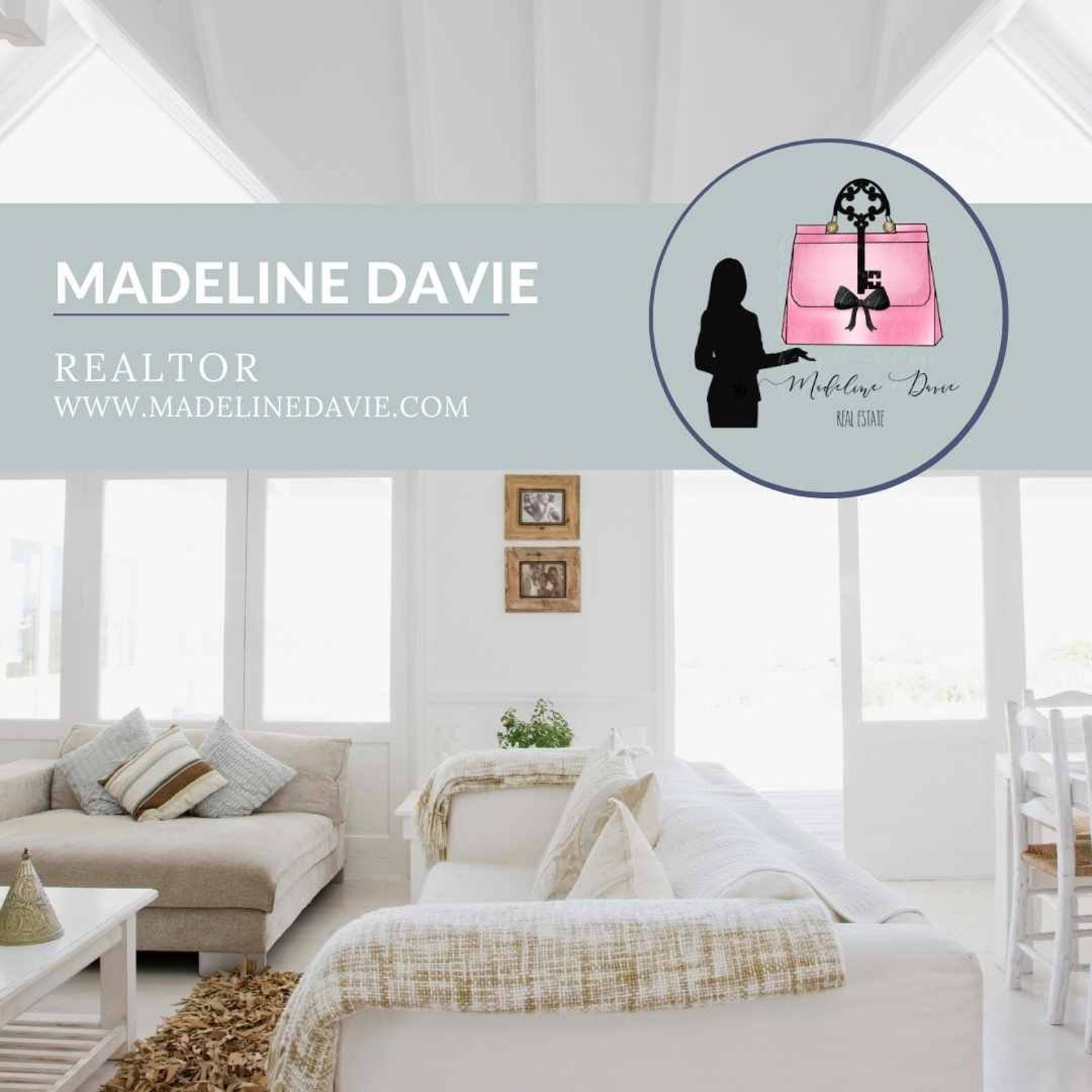 Real Estate Logo, Women Real Estate Logo, Branding New Broker Business ...