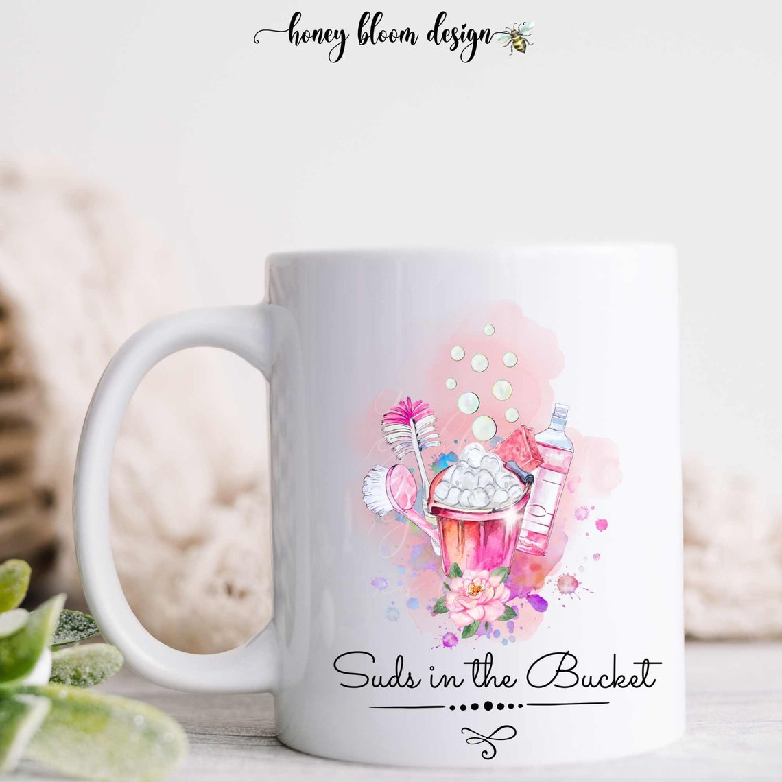 Pink Cleaning Logo, Cleaning Supplies Logo, Colorful Cleaning Service ...