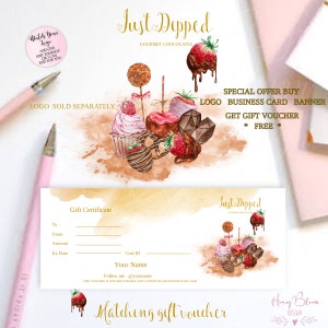 Chocolate Dripped Logo, Gourmet Chocolate Logo, Chocolate Strawberry ...