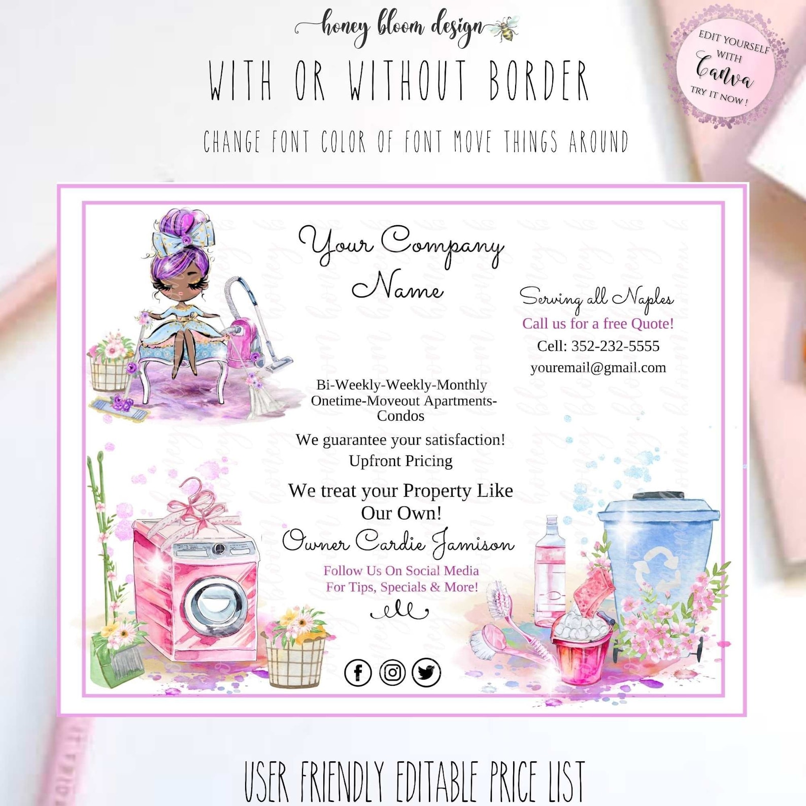 Cleaning Business Flyer , Cleaning Supplies Info Flyer , Colorful ...