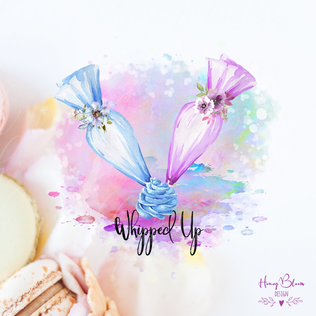 Colorful Bakery Logo, Pastry Bag Logo, Cupcakes Cookie Bakery Shop Logo ...