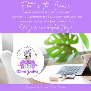 Sticker Maker Logo| Blonde Hair Cutie on Printer Logo | Stickers Decals ...