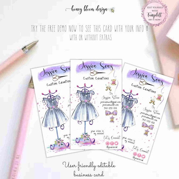 Tailoring Business Cards - Etsy