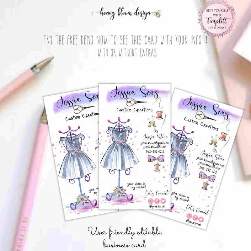 Tailoring Business Cards - Etsy