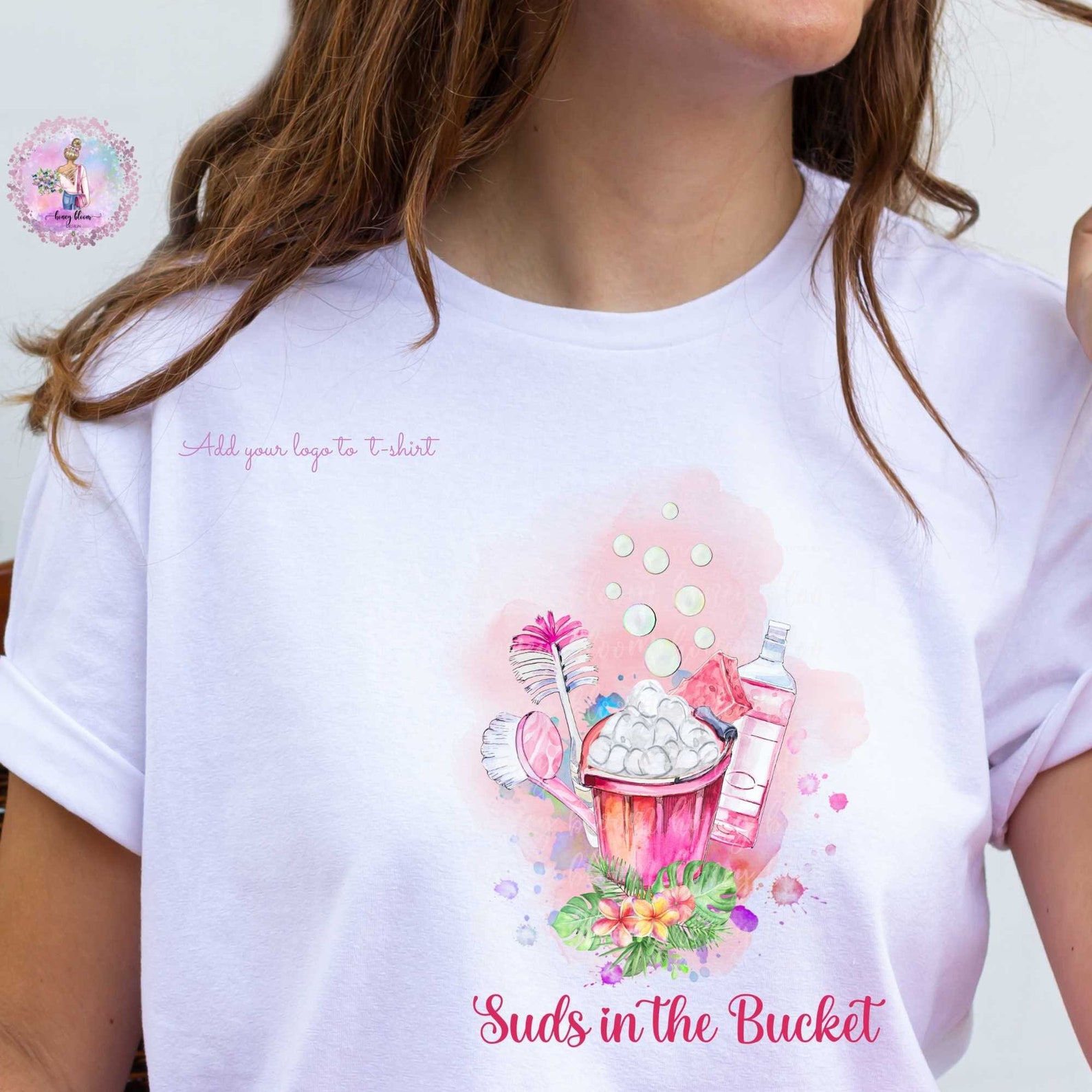 Pink Cleaning Logo Cleaning Supplies Logo Colorful Cleaning - Etsy