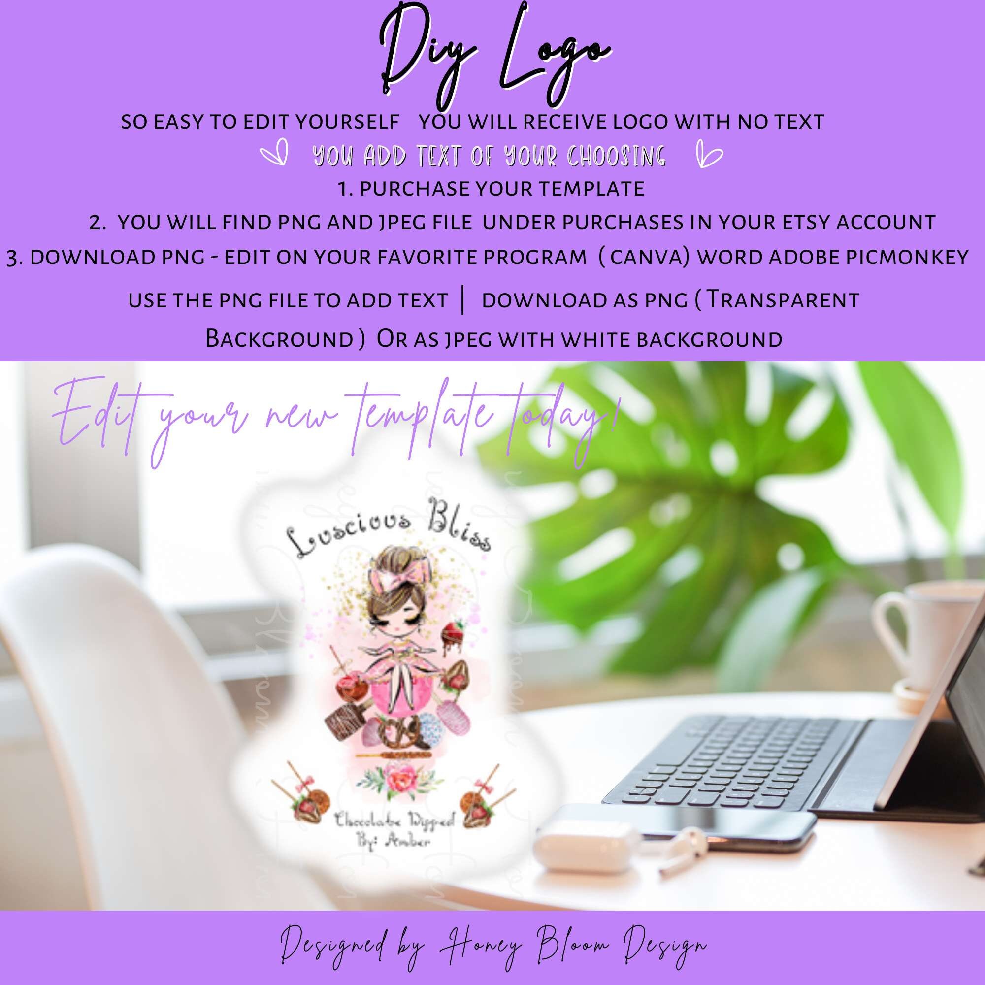 DIY Brunette Cutie Chocolate Dipped Logo Chocolate Bombs - Etsy