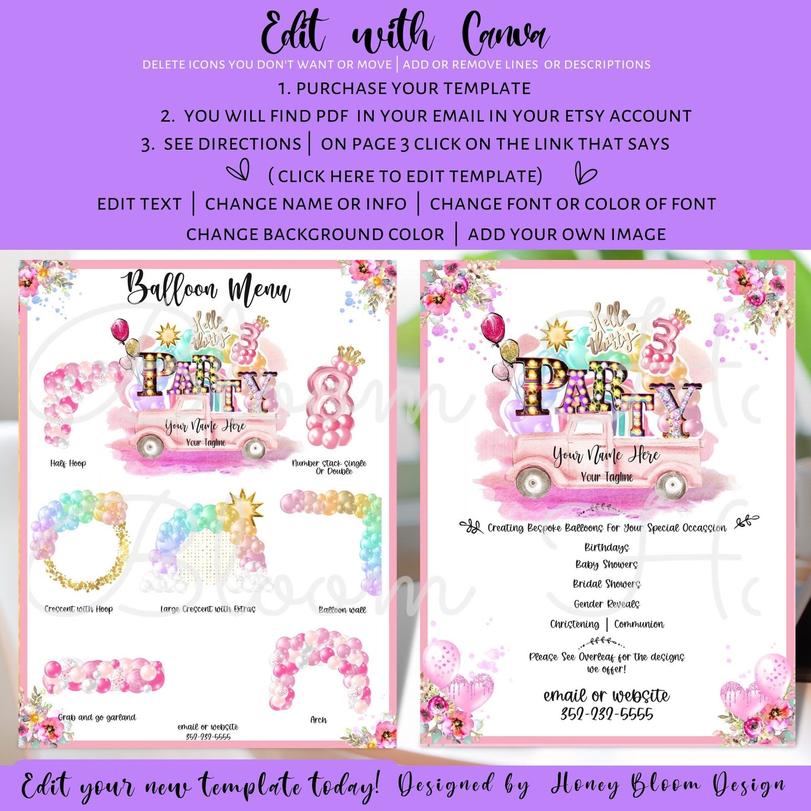 Party Planner Business Card Template, Event Planner Business Card ...