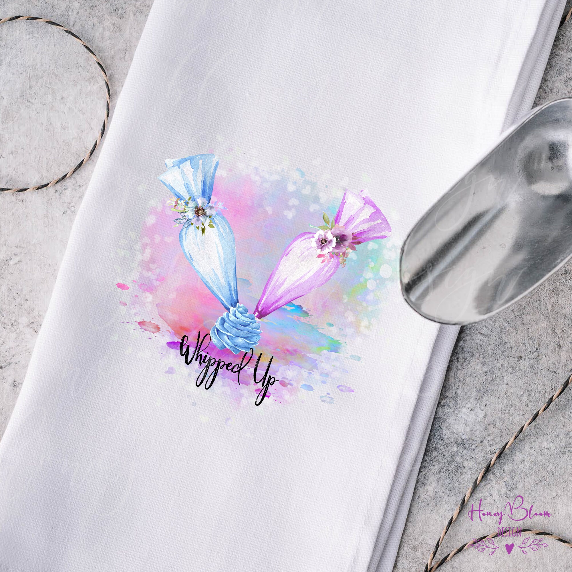 Colorful Bakery Logo Pastry Bag Logo Cupcakes Cookie Bakery | Etsy