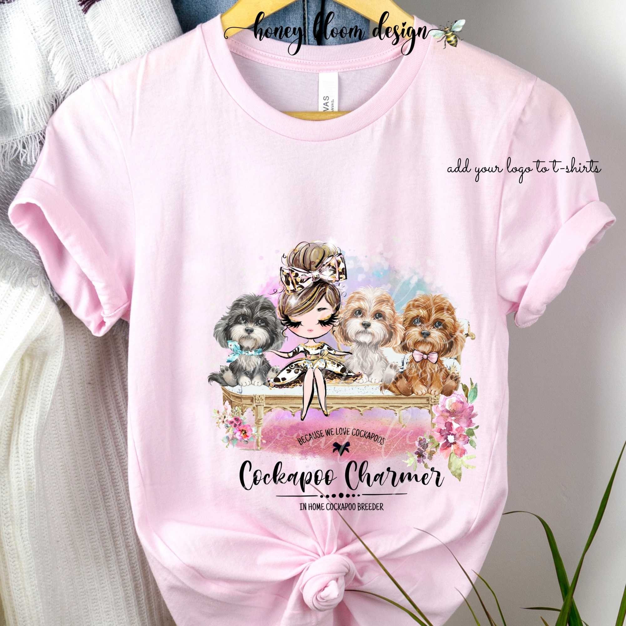 Adorable Dog Breeder Logo Cockapoo Logo Dog Boutique Groomer - Etsy