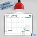 Llama Monthly Calendar | Undated, Monthly Llama Calendar | Printable ...