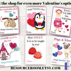 Teacher Valentine Cards - How SWEET It is to Be TAUGHT by You ...