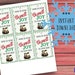 Christmas Bundt Cake Gift Tags, Printable Holiday Tags (PDF) - Etsy