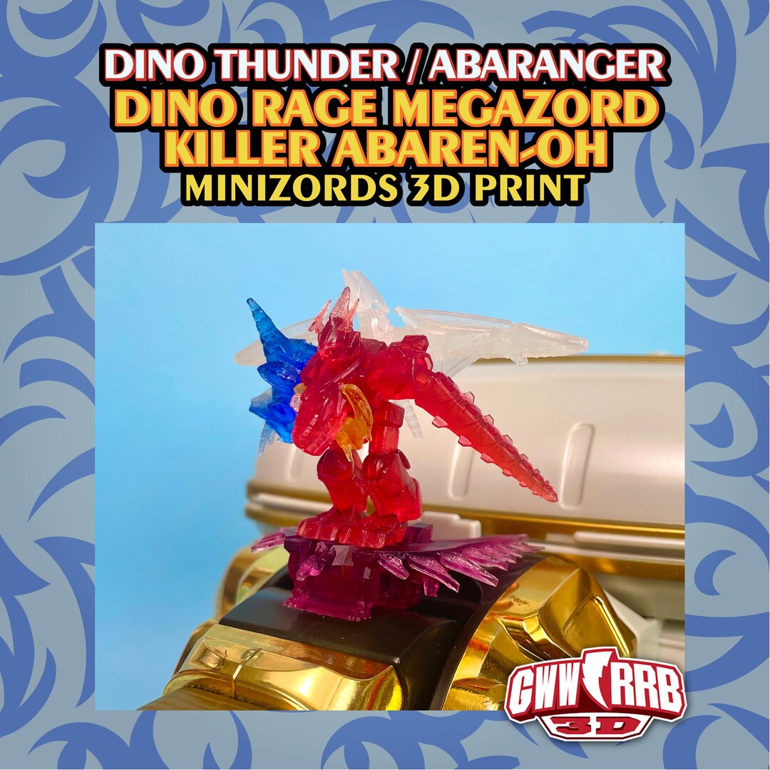 Dino Thunder/abaranger Killer Abaren-oh/dino Rage Megazord Formation - Etsy