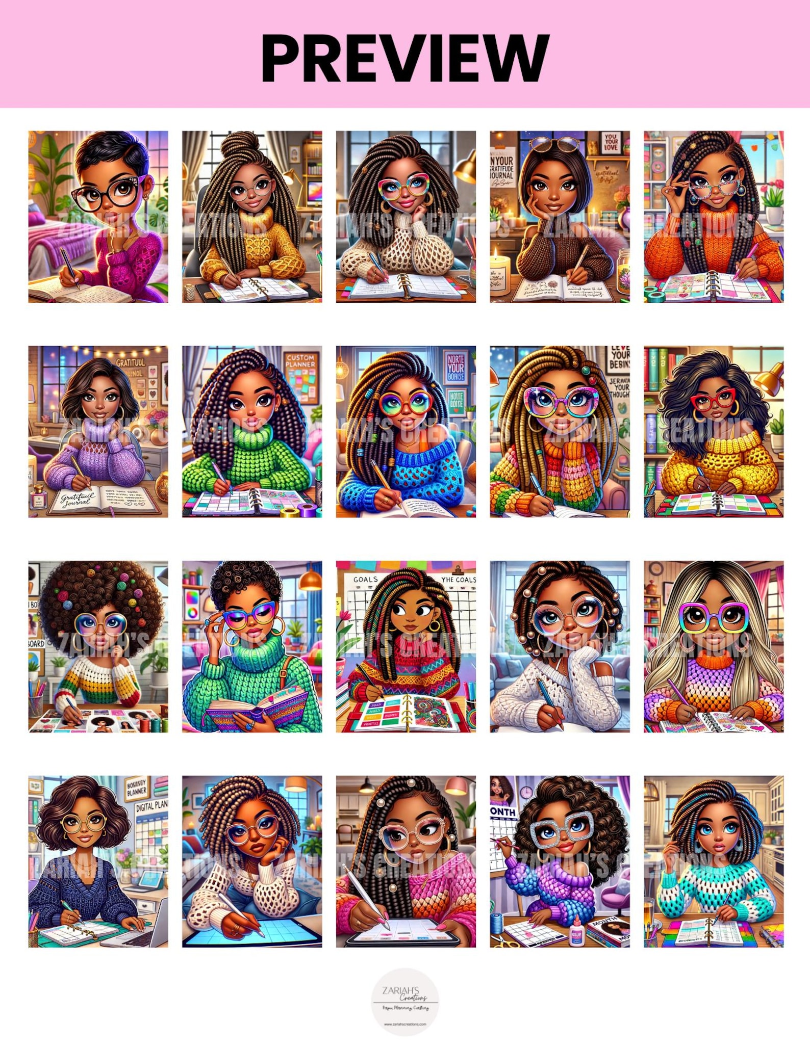 Plan and Create Ai Art Digital Prompt Guide | Includes 20 Art Samples ...