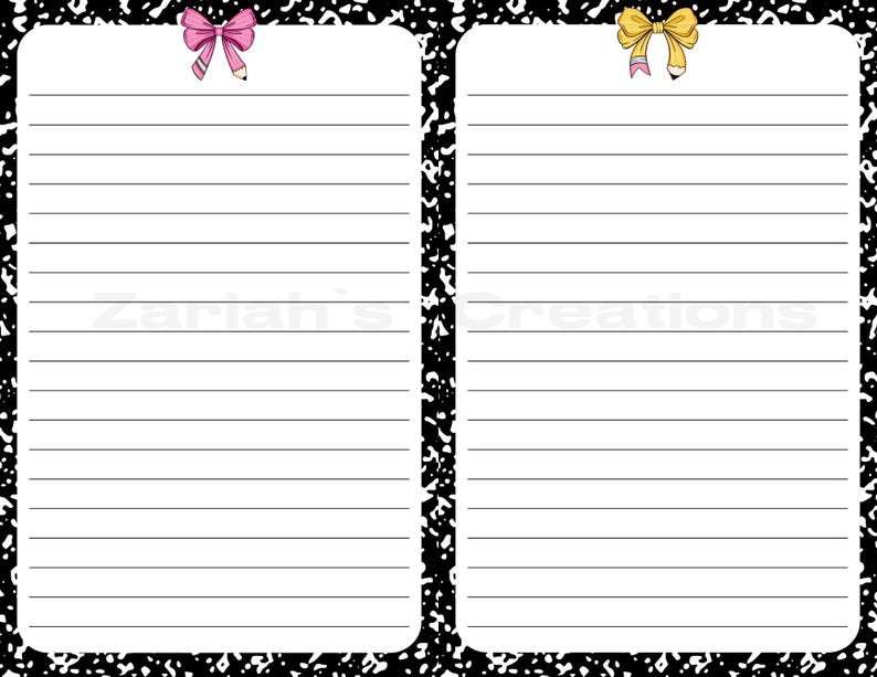 Editable Teacher Notes Template | Canva Digital Stationery | Printable ...