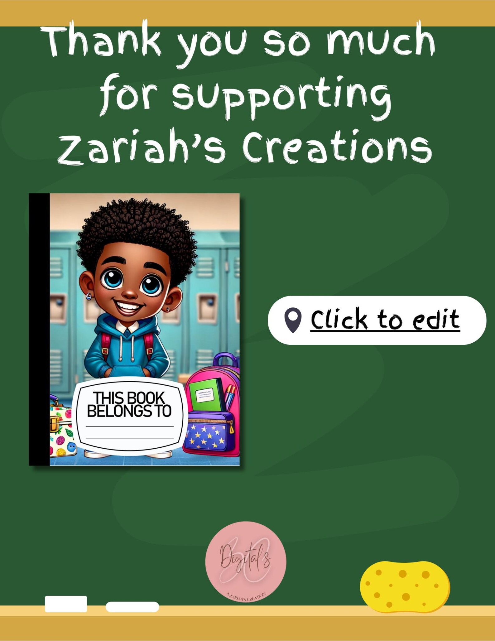 Editable Canva Notebook Cover Templates – 5 Back-to-school Printables ...