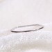 D Ring / Alphabet Ring / 14k White Gold / Stackable Ring / 14k Solid ...