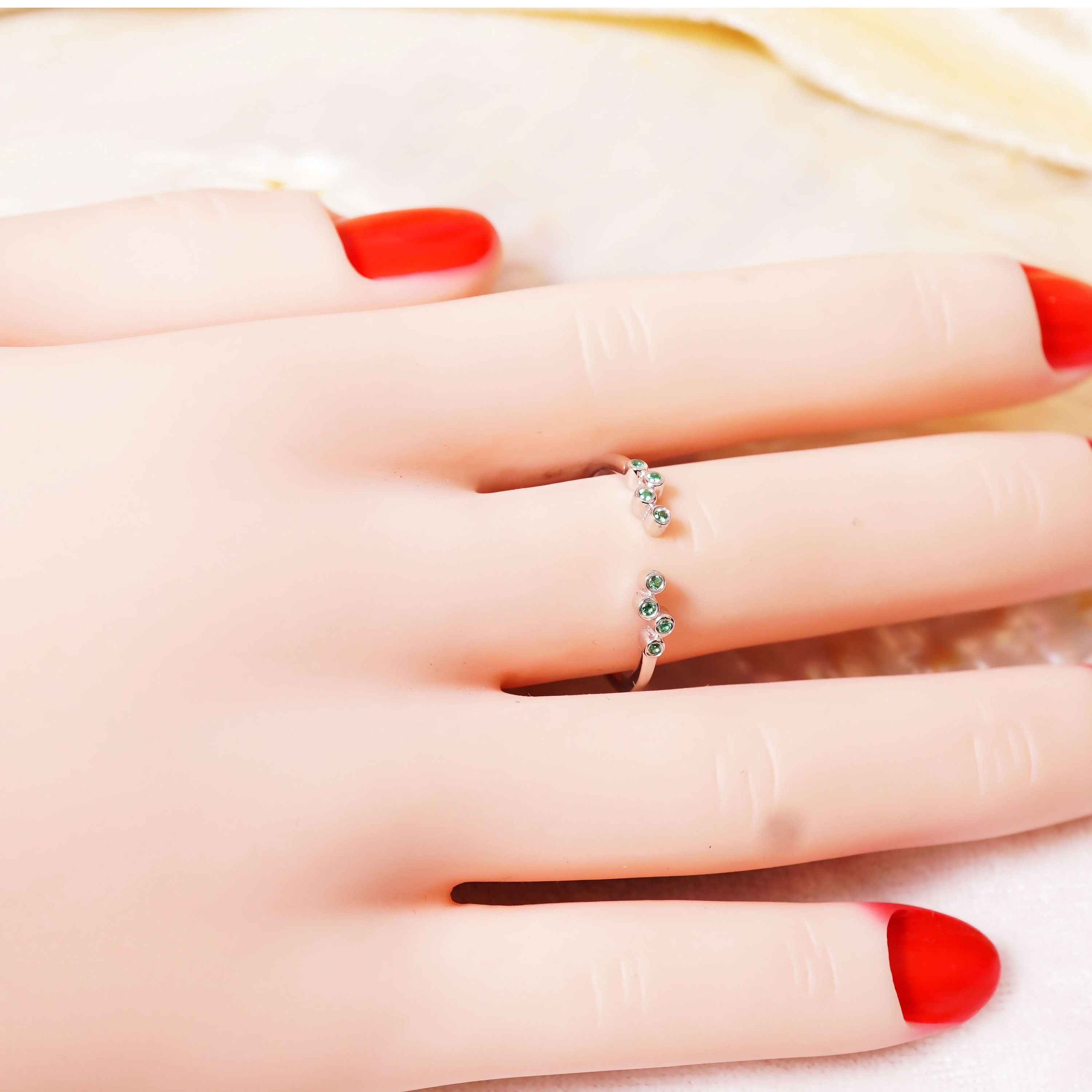 14k Gold Open Cuff Ring / Stackable Ring / Dainty Ring / | Etsy