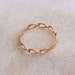 Twist Ring / Infinity Twist Ring / 14k Yellow Gold / Stackable - Etsy