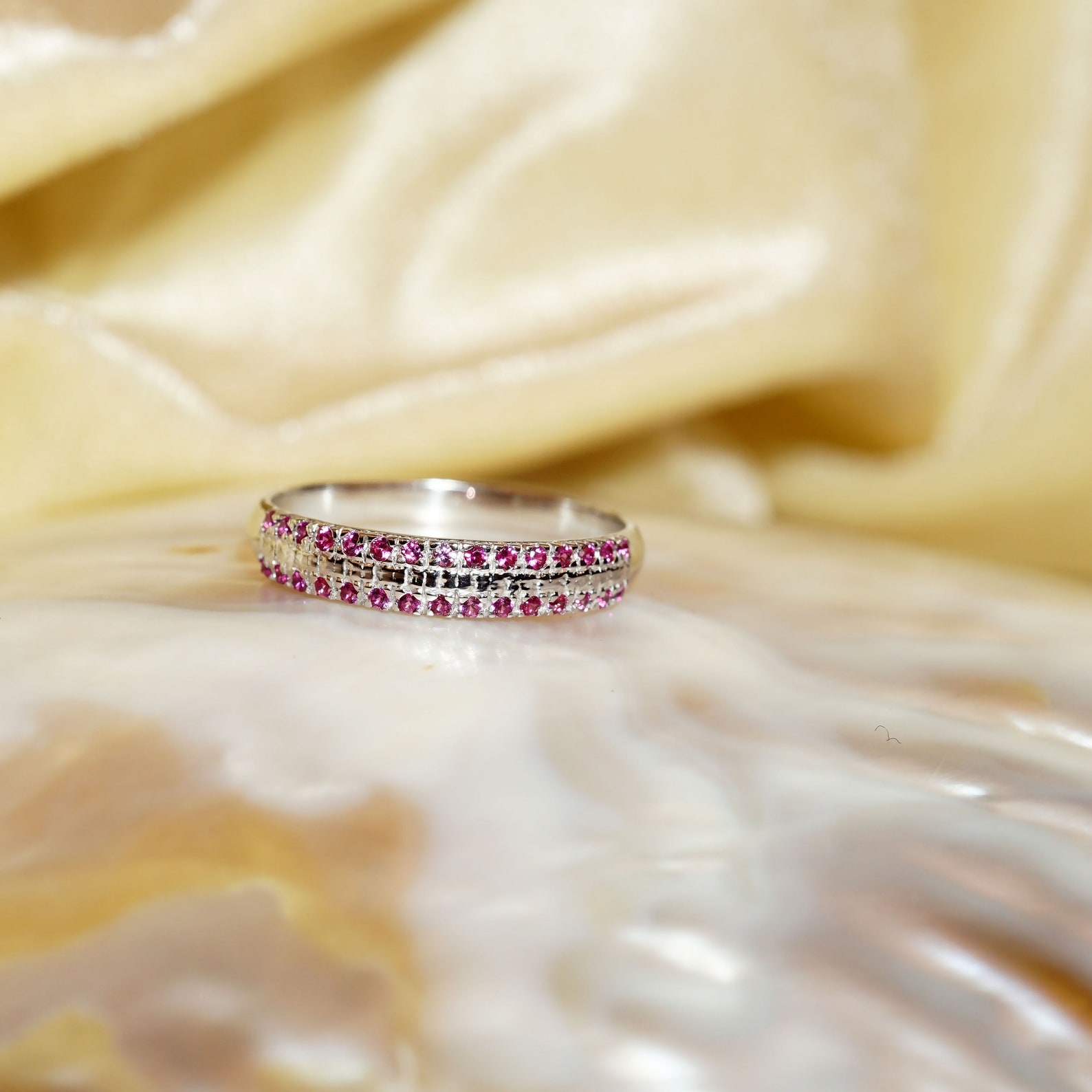 Round Ruby Ring / 14k Gold Ring / Genuine Ruby Ring / Natural - Etsy