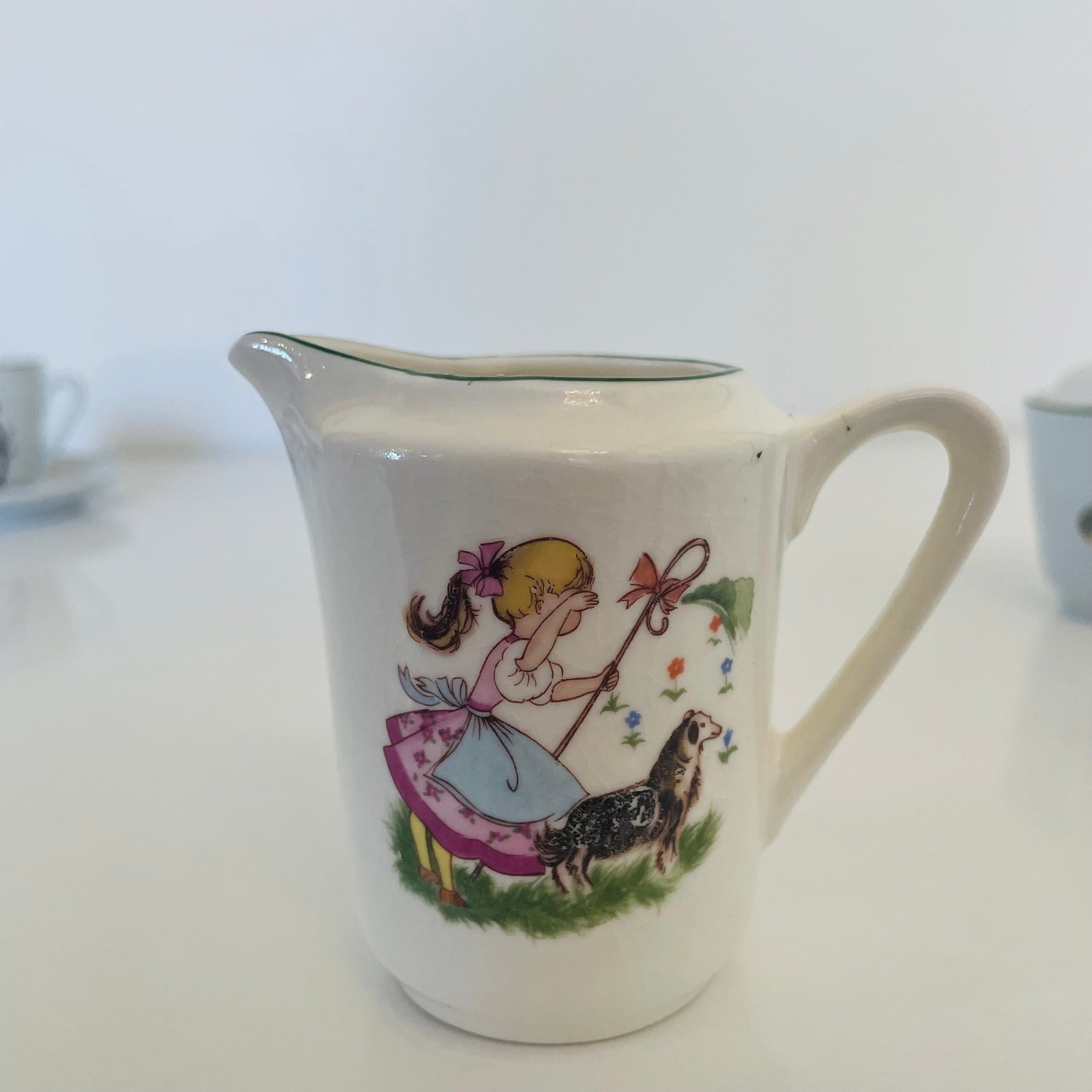 Vintage Children Tea China Set / Nursery Rhyme Tea Set for 3 - Etsy