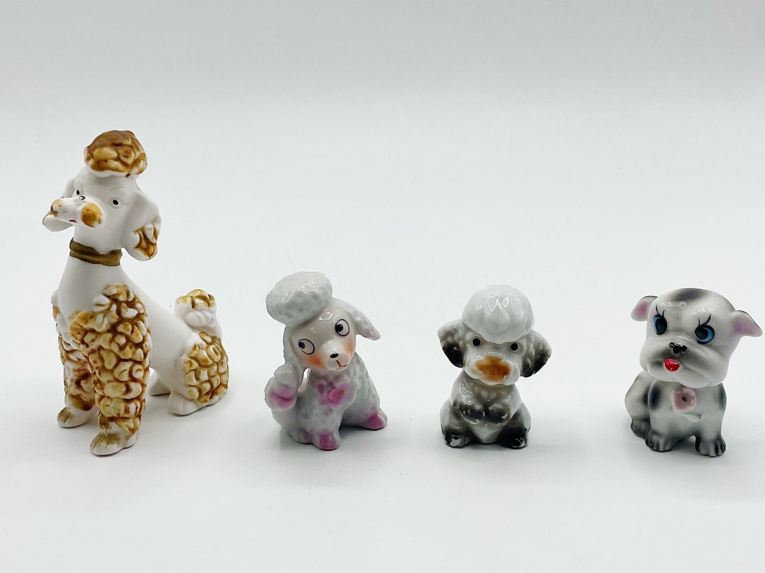 Vintage Japan Dog Figurines / Enarco Japan Dog Ceramic Dogs - Etsy