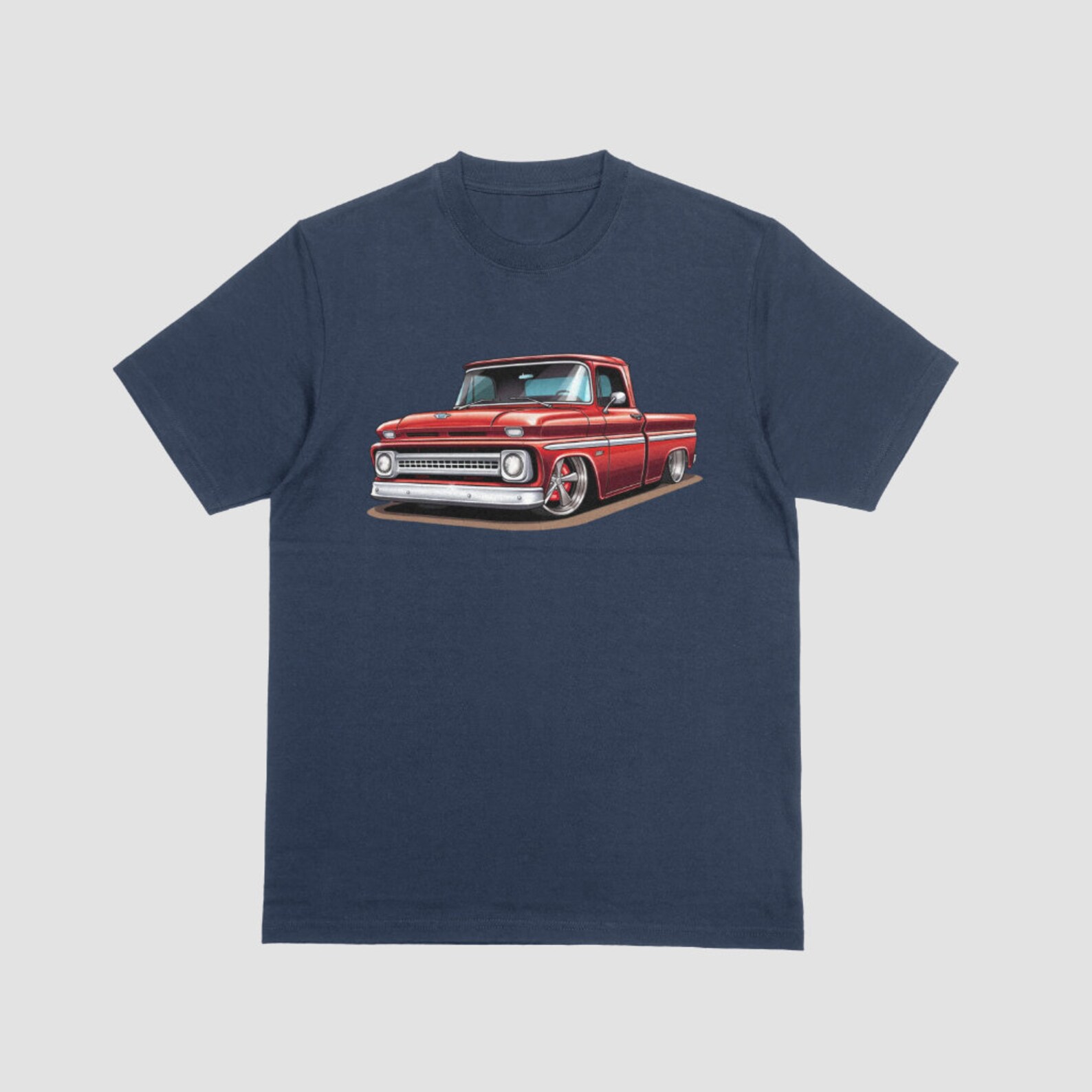 Cherry Red Chevy C10 Png Clipart, Chevy Truck Sublimation Art, Lowrider ...