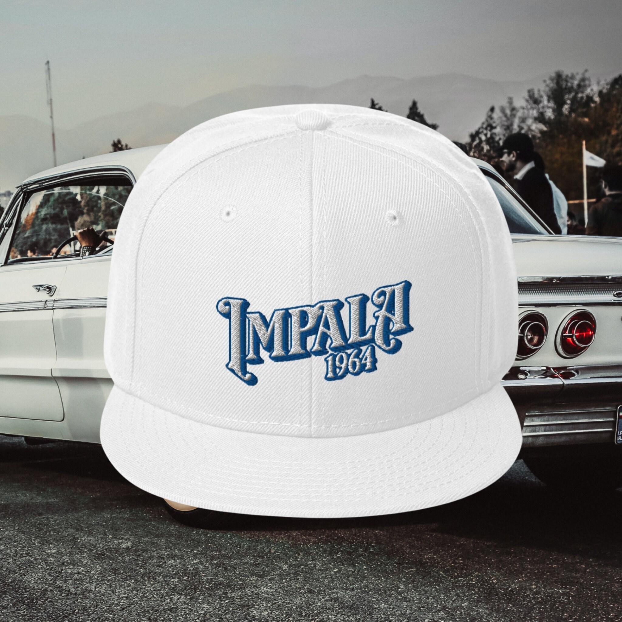 1964 Impala Lowrider Embroidered Ball Cap - Vintage Auto Baseball Hat ...